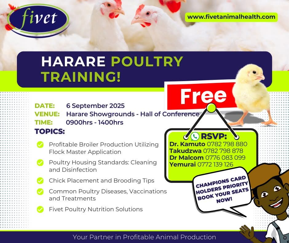 HARARE POULTRY TRAINING - Agriculture.co.zw